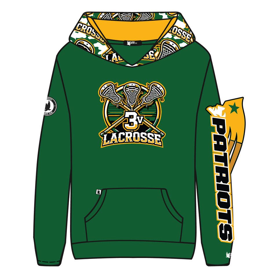 Custom Three Village Lacrosse Hoodies - Youth & Adult Sizes – Flow Society