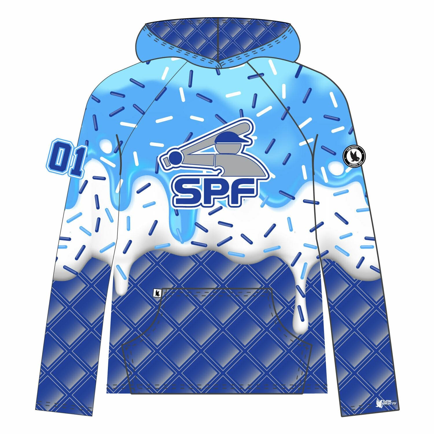 Youth & Adult SPF Raiders Baseball Ice Cream Drip Hoodie – Flow Society
